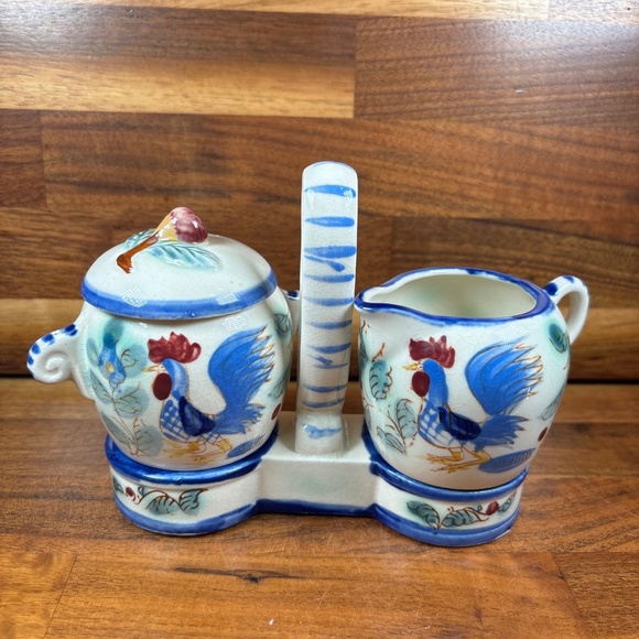 Nasco | Dining | Vintage Nasco Hand Painted Japan Ceramic Blue Floral ...
